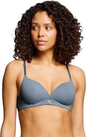 Puma Femme Soft Padded Soutien-Gorge Rembourré, Native Blue, 100A EU