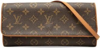Louis Vuitton Pre-owned Pochette Twin GM - Femme - Pre-owned - Brun - Taille: ONE Size