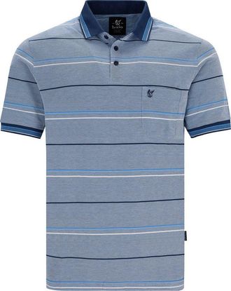 Hajo Sweatshirt Herren-Poloshirt Piqué Streifen