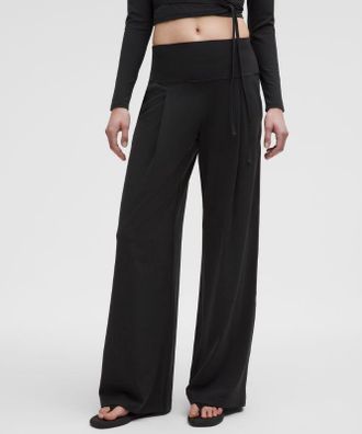 lululemon Align Palazzo-Hose Kurz für Frauen - Größe 2 in Black