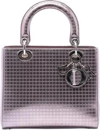 Dior Pre-owned Lady Dior - Femme - Pre-owned - Violet - Taille: ONE Size