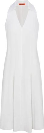 Simon Miller Nava Midikleid aus Popeline - Weiß