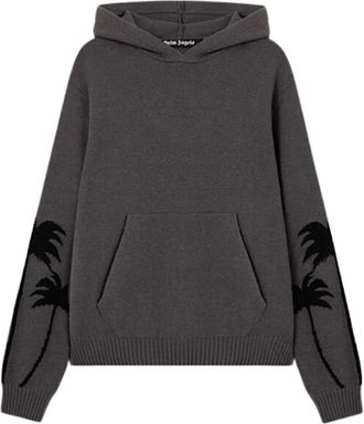 Palm Angels Herren, Strickwaren, Grau, MGr&ouml;&szlig;e