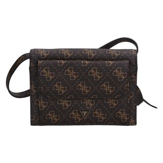 Guess Kunstleder Portemonnaie Tasche - - Bags - Damen - Braun - ONE SIZE