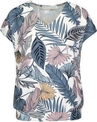 bianca Print-Shirt JULIE mit angesagtem Allover-Dessin in Trendfarben