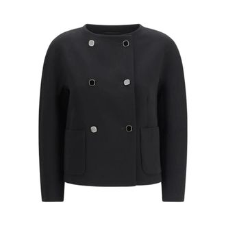 Max Mara Mstsauna Jacke - - Jackets - Damen - Schwarzk - L