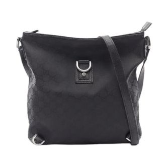 Gucci Sac bandouli&egrave;re vintage doccasion - Femme - Pre-owned - Noir - Taille: ONE Size