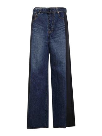 sacai Casual Hose - Blau