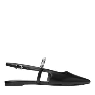 Michael Kors Flex Sling Flat - Gr. 36 (EU) - in Schwarz