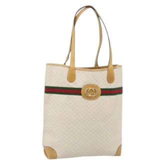 Gucci Sac cabas en PVC Pre-owned - Femme - Pre-owned - Blanc - Taille: ONE Size
