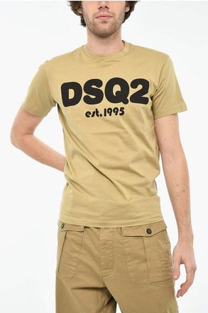 Dsquared2 Cotton Crew-neck T-shirt with Monogram size S