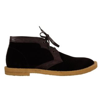 Dolce & Gabbana Exotische Lederstiefel - - Shoes - Herren - Braun - 44 EU
