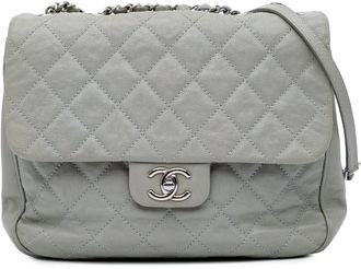 Chanel Hobo Bags - Large Quilted Caviar Urban Companion Flap - Gr. unisize - in Grau - f&uuml;r Damen