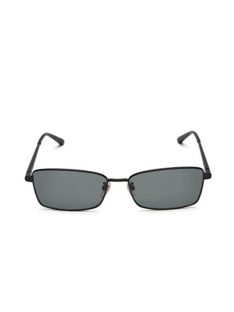 Furla Womens Sunglasses Black-Grey-Green Metal Eyewear - Black/grey/green