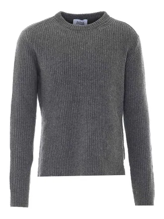 Alpha Studio Pull Col Rond - Gris