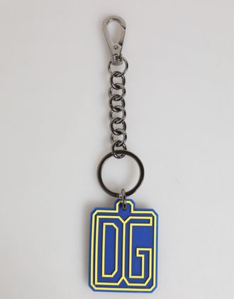 Dolce & Gabbana DG Logo Rubber Key Case - Blue