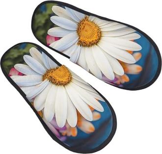 Generic Slippers Marguerite De Barberton Confortable Pantoufles Lavables Pantoufles En Coton Pour Unisex DIntérieur Chambre M