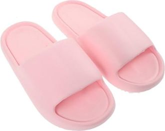 Frcolor Claquettes été Légères EVA Antidérapantes pour Femmes Intérieur et Extérieur Spa et Salle de Bain Confort Rose