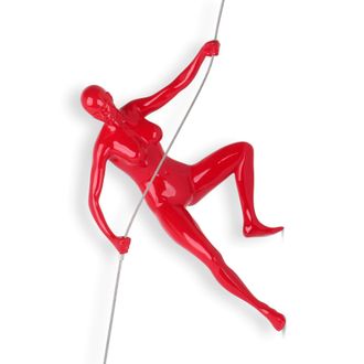 Arte Dal Mondo Adm - Sculpture en Résine grimpeur 3