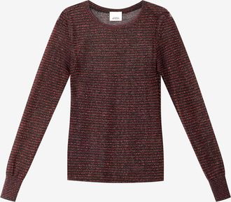 Isabel Marant Pull Cenaya - Femme - Noir-rouge - Taille34 - Isabel Marant