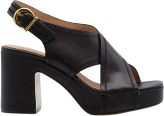 Janet & Janet Femme, Chaussures, Noir, Taille: 40 EU Sandalo incrocio