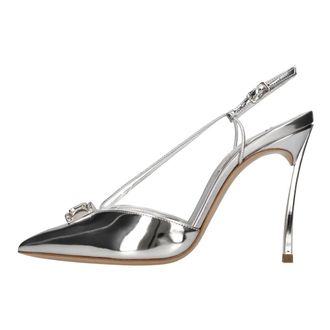 Casadei D&eacute;collet&eacute; Slingback Blade Cas25 - - Shoes - Damen - Grau - 37 EU