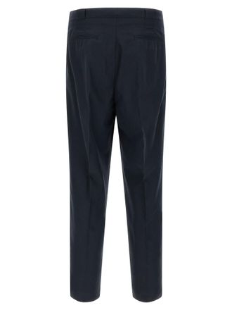 Brunello Cucinelli Cotton Chinos - Navy