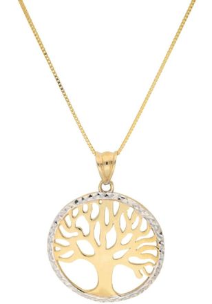 Firetti Kette mit Anhänger Lebensbaum