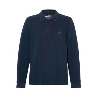 Timberland Langarm Polo Shirt - - Tops - Herren - Blau - M