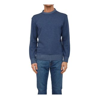 Paul & Shark Girocollo Lana Blu - - Knitwear - Herren - Blau - L