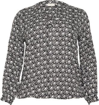 Kaffe Curve Langarmbluse Langarm-Bluse KCdiana Große Größen