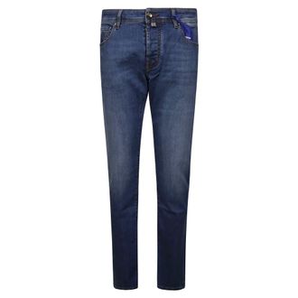 Jacob Cohen Homme, Jeans, Bleu, Taille: W37 Pantalon Slim Fit 5 Poches