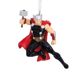 Hallmark Thor Ornement Marvel D&eacute;coration darbre Disney &agrave; Suspendre, Cadeau de No&euml;l, Super-h&eacute;ros, Bandes dessin&eacute;es
