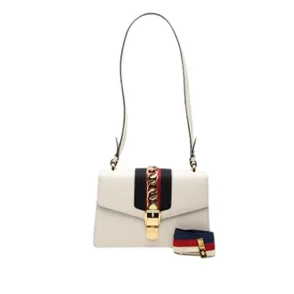 Gucci Sac bandouli&egrave;re Sylvie Pre-owned - Femme - Pre-owned - Blanc - Taille: ONE Size