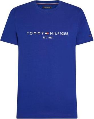 Tommy Hilfiger Baumwoll-T-Shirt in Blau