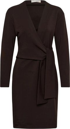 Inwear Robe portefeuille Vincent - Femme - Robes - Brun - Taille: 34 FR