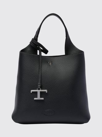Tod's Mini sac &agrave; main en cuir martel&eacute; avec charm et logo emboss&eacute;