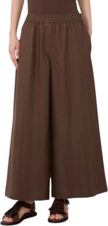 Max Mara Femme, Pantalons, Brun, Taille: 32 FR Felino Cropped Pantalons