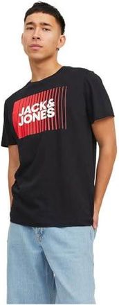 Jack & Jones Homme Jjecorp Logo Tee Play O-Neck Noos T-Shirt, Noir, XXL EU