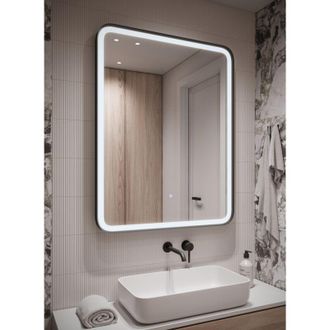 Badplaats Badplaats - Badezimmerspiegel Ankara led - 60 x 80 cm - Badezimmerspiegel