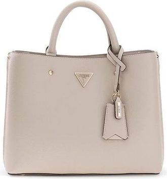 Guess Meridian Ii Girlfriend Satchel - - Bags - Damen - Beige - ONE SIZE