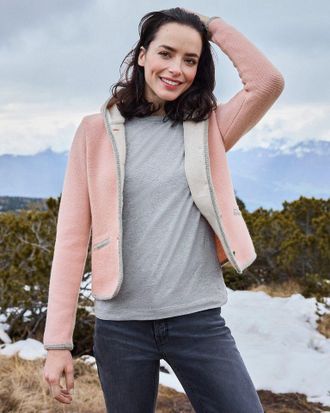 Stapf Strickjacke Kapuzen-Strickjacke Malwine