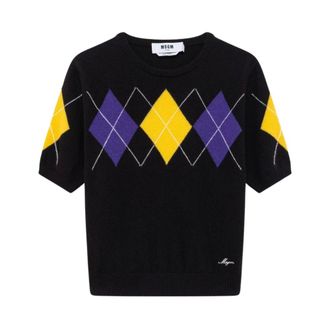 Msgm Msgm, Damen, Strickwaren, Schwarzk, SGr&ouml;&szlig;e
