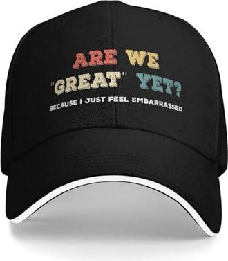 Generic Chapeau dHomme, Sommes-Nous Vraiment Bons Encore Tenue de Casquette de Golf Cadeau Vintage de Papa pour Hommes Femmes Couvre-Chef de Voyage Cadeau