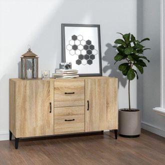 vidaXL Buffet ch&ecirc;ne sonoma 100x36x60 cm bois ding&eacute;nierie Vidaxl