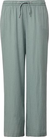 QS by s.Oliver Damen 2162961 Leinen Hose, lang, salbeigr&uuml;n, 40W x 32L