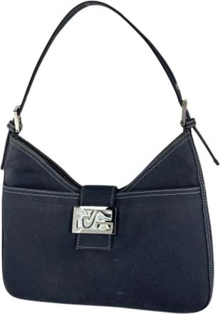 Fendi Sac &agrave; bandouli&egrave;re vintage Pre-owned - Femme - Pre-owned - Bleu - Taille: ONE Size