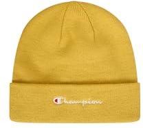 Champion Legacy Men Bonnet, Jaune, Taille Unique Homme