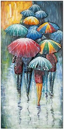 Gilde Bild XL - Regemschirm - Umbrella Meeting - 60 x 120 cm