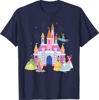 Disney Princess Castle Birthday Cake Birthday Party Gift T-Shirt